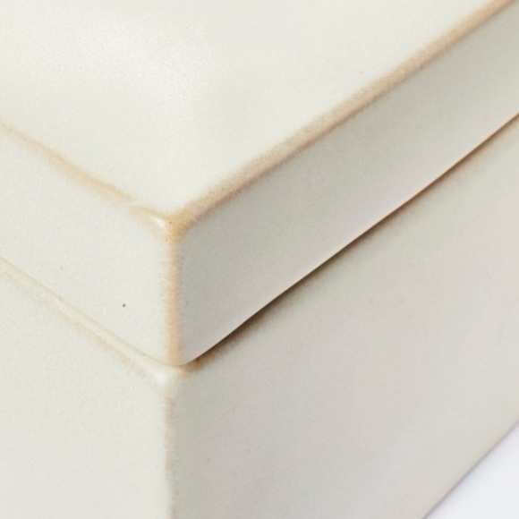 Studio McGee | Accents | Studio Mcgee Carved Ceramic Square Box | Poshmark